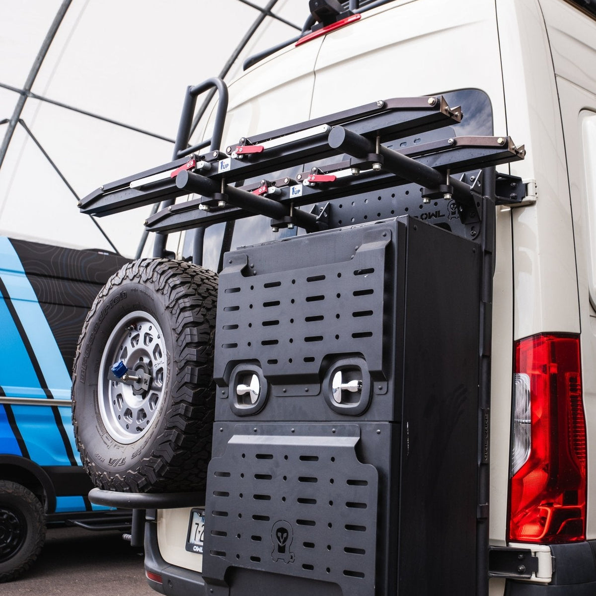 1up Bike Tray | USA Made Bike Cargo Rack | Owl Vans