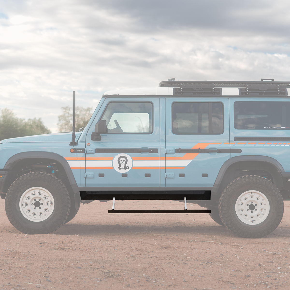 Grenadier Side Steps : Power retractable rock slider - Owl Outdoor