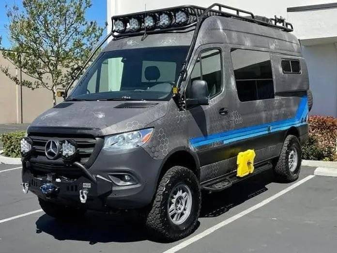 Van Compass STAGE 6.3 2" Lift Suspension for 2015+ Sprinter AWD / 4x4 ...